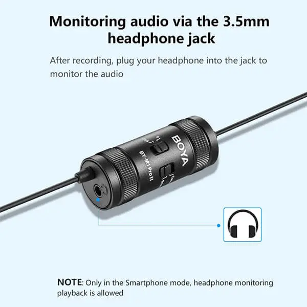 BOYA BY-M1 Pro ll Universal Lavalier Mic - ido.lk